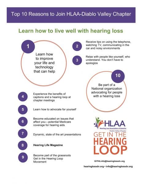Home - Hearing Loss Association Of America - Diablo Valley Chapter
